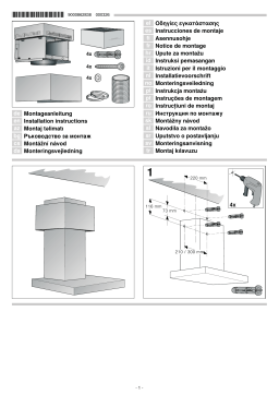 CONSTRUCTA DWW097A50A - Installation instructions