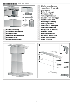 CONSTRUCTA DWB091E51A - Installation instructions