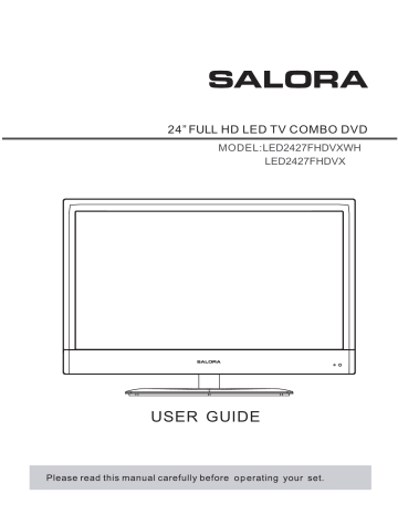 Salora LED2427FHDVXWH Owner's manual | Manualzz