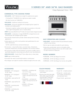 Viking VGR5304BSS - Specification, User guide, User manual ...