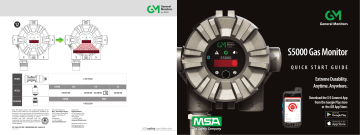 General Monitors S5000 Gas Monitor Quick Start Guide | Manualzz