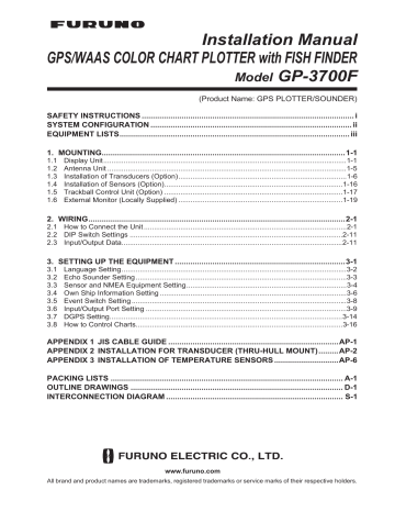 Furuno Transducer Wiring Diagram - Wiring Diagram