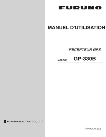 Furuno GP330B Manuel utilisateur | Manualzz