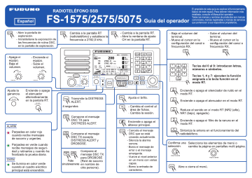 FURUNO FS2575 Guide | Manualzz