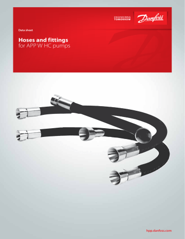 Danfoss Hoses and fittings for Data Sheet | Manualzz