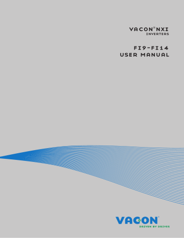 Vacon NX Inverters FI9 14 User manual | Manualzz