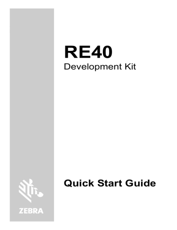 Zebra RE40 Quick Start Guide | Manualzz