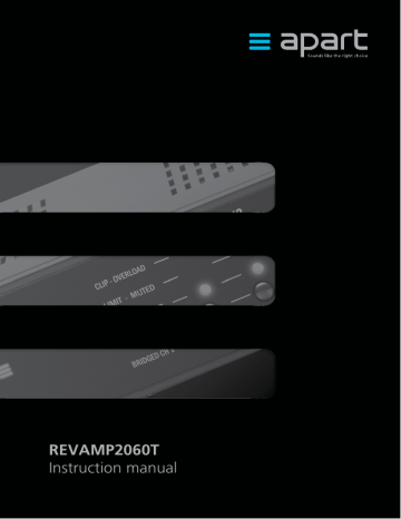 Biamp Apart REVAMP2060T Manual | Manualzz