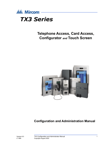 Mircom LT-995 TX3 System Manual | Manualzz