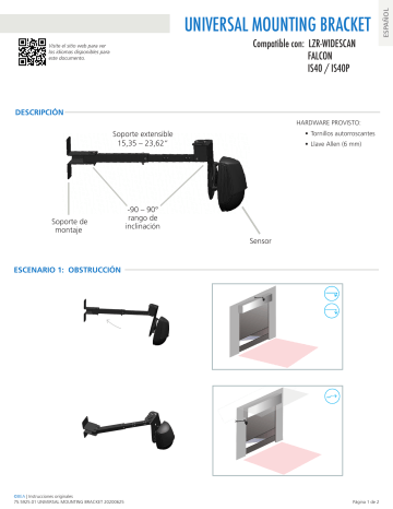 BEA UNIVERSAL MOUNTING BA Guía del usuario | Manualzz