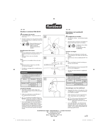 FLORABEST FGA 20 A1 Owner Manual | Manualzz