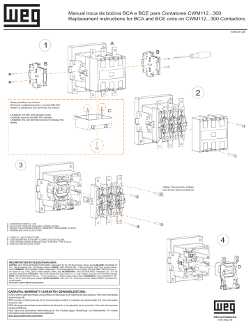 WEG Replacement Instructions | Manualzz