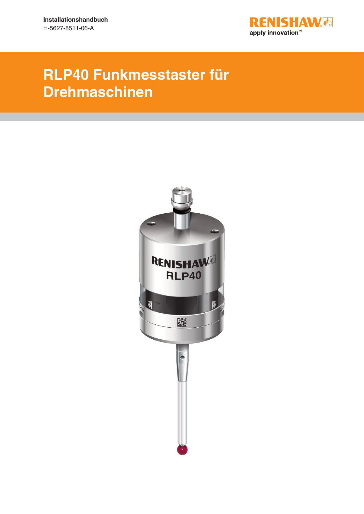 Renishaw RLP40 Installation guide | Manualzz