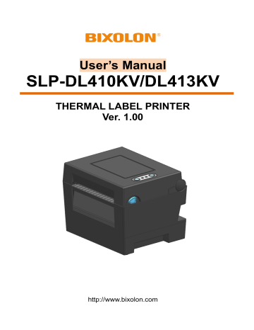 BIXOLON SLP-DL410 Label Printer User Manual | Manualzz