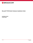 Broadcom Brocade G720 Switch Hardware Installation Guide | Manualzz