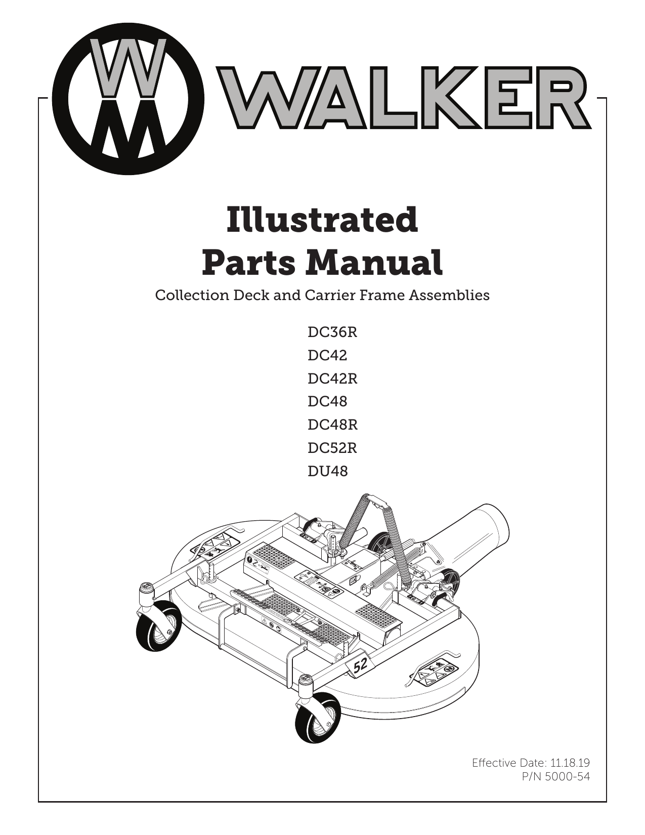 Walker Collection Decks Parts List | Manualzz