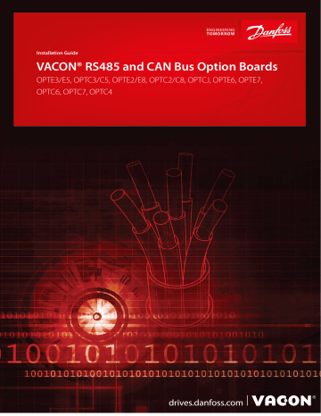 Danfoss VACON Option Boards Installation Guide | Manualzz