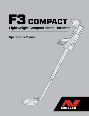 Minelab F3 Compact Mine Detector Operations Manual | Manualzz
