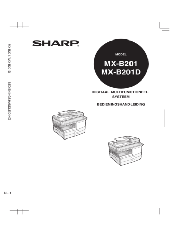 Sharp MX-B201D de handleiding | Manualzz