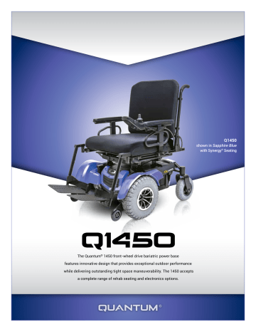 Pride Mobility Quantum 1450 Owner's Manual | Manualzz