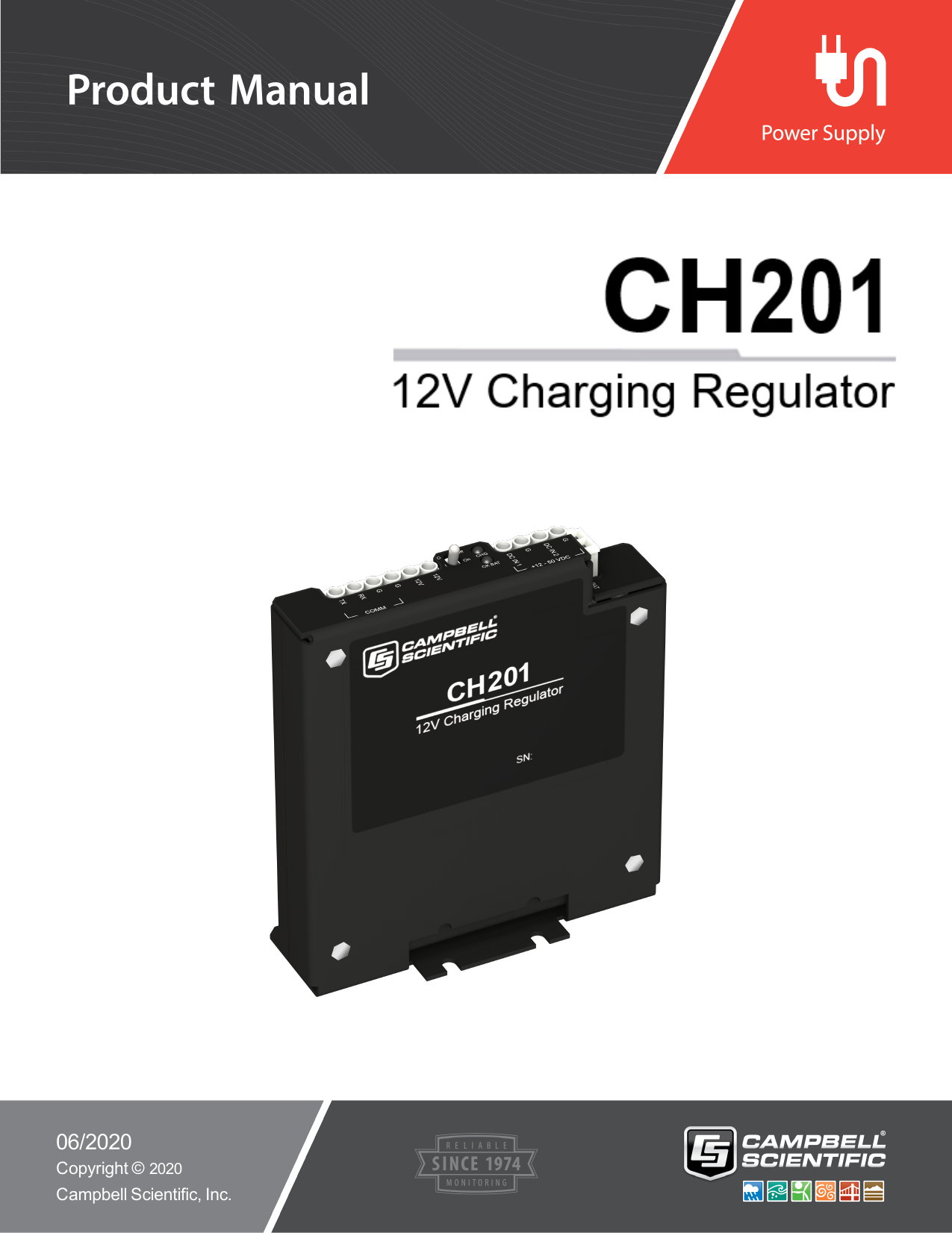 Campbell Scientific CH201 12V Charging Regulator Owner Manual | Manualzz