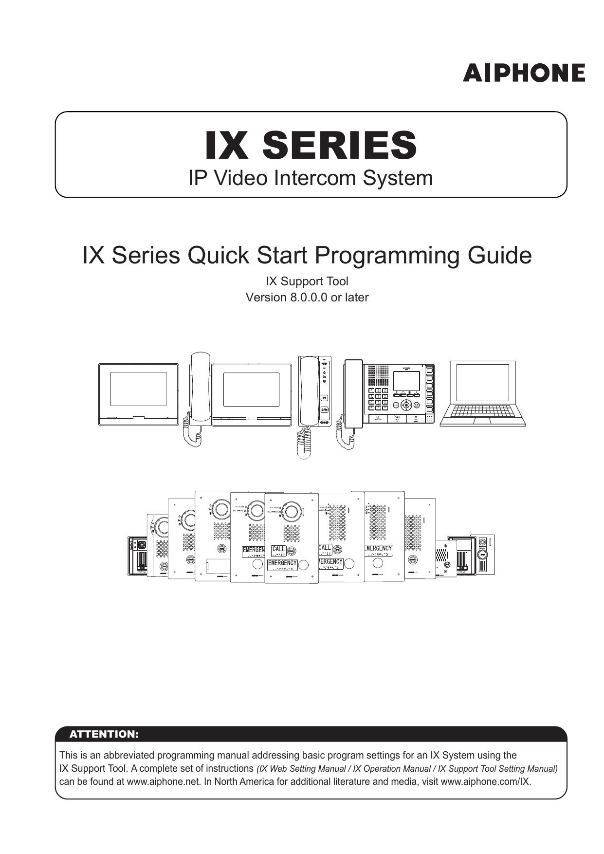 Aiphone IX Series – QuikStart Guide | Manualzz