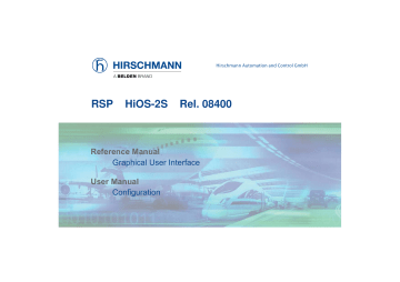 Hirschmann RSP Reference Manual | Manualzz