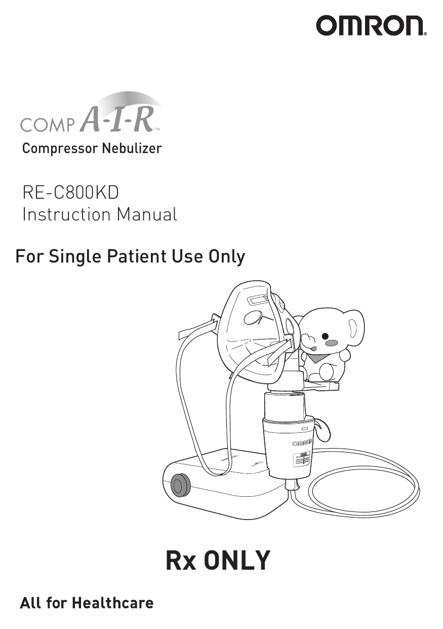 Omron NE-C801 CompAir® Compressor Tabletop Nebulizer System Manual ...