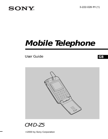 Sony CMD-Z5 User guide | Manualzz