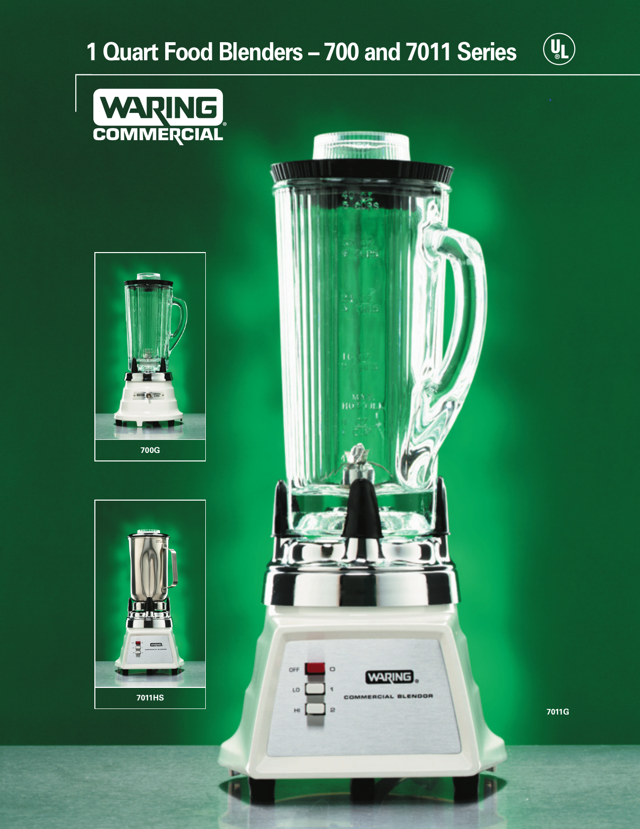 Waring 700S Specification | Manualzz