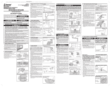 Linear LDCO800 Guía de instalación | Manualzz