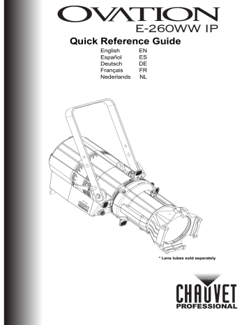 Chauvet OVATION Referenzhandbuch | Manualzz