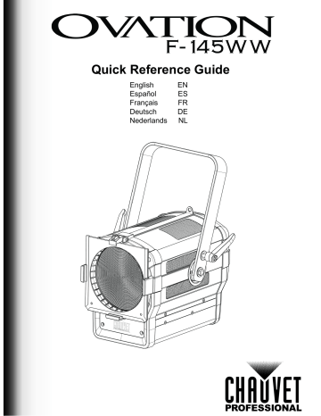 Chauvet OVATION Referenzhandbuch | Manualzz