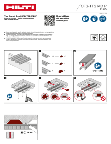 Hilti CFS-TTS MD P Operating instrustions | Manualzz