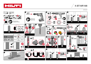 Hilti X-BT-MR M8 Instruction for use | Manualzz