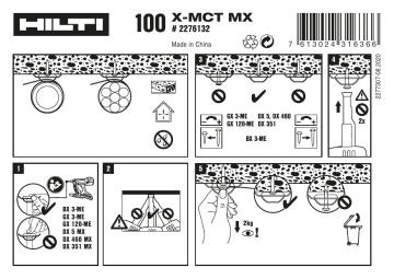 Hilti X-MCT MX Operating instructions | Manualzz