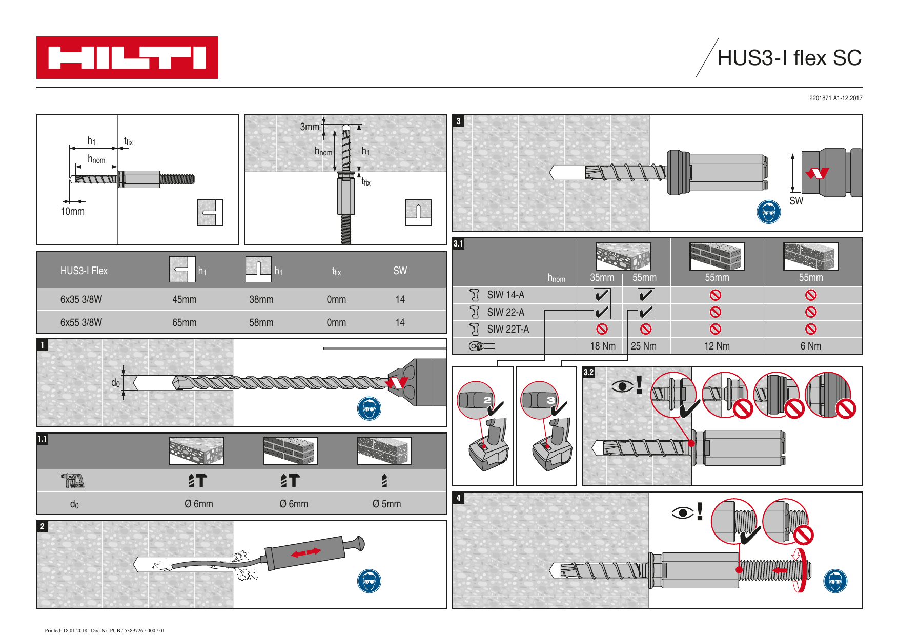 Hilti HUS3-I flex SC User guide | Manualzz
