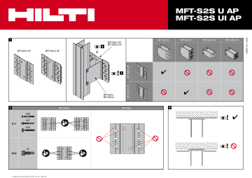 Hilti MFT-S2S U AP/-UI AP Instruction for use | Manualzz