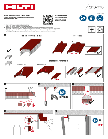 Hilti CFS-TTS Mode d'emploi | Manualzz