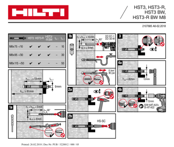 Hilti HST3 M8 用户指南 | Manualzz