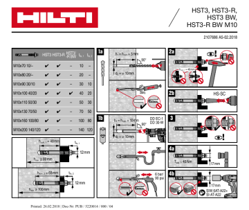 Hilti HST3 M10 Instruction for use | Manualzz