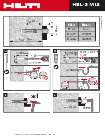 Hilti HSL-3 M12 用户指南 | Manualzz