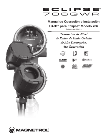Magnetrol Eclipse Model 706 HART Manual de usuario | Manualzz