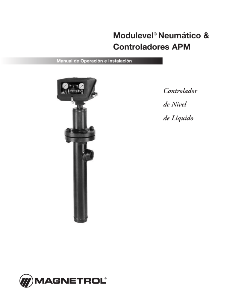 Magnetrol Pneumatic Modulevel Operating instructions | Manualzz