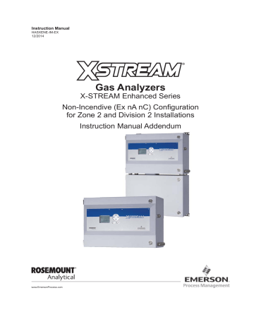 Emerson X-STREAM Series Instruction Manual | Manualzz