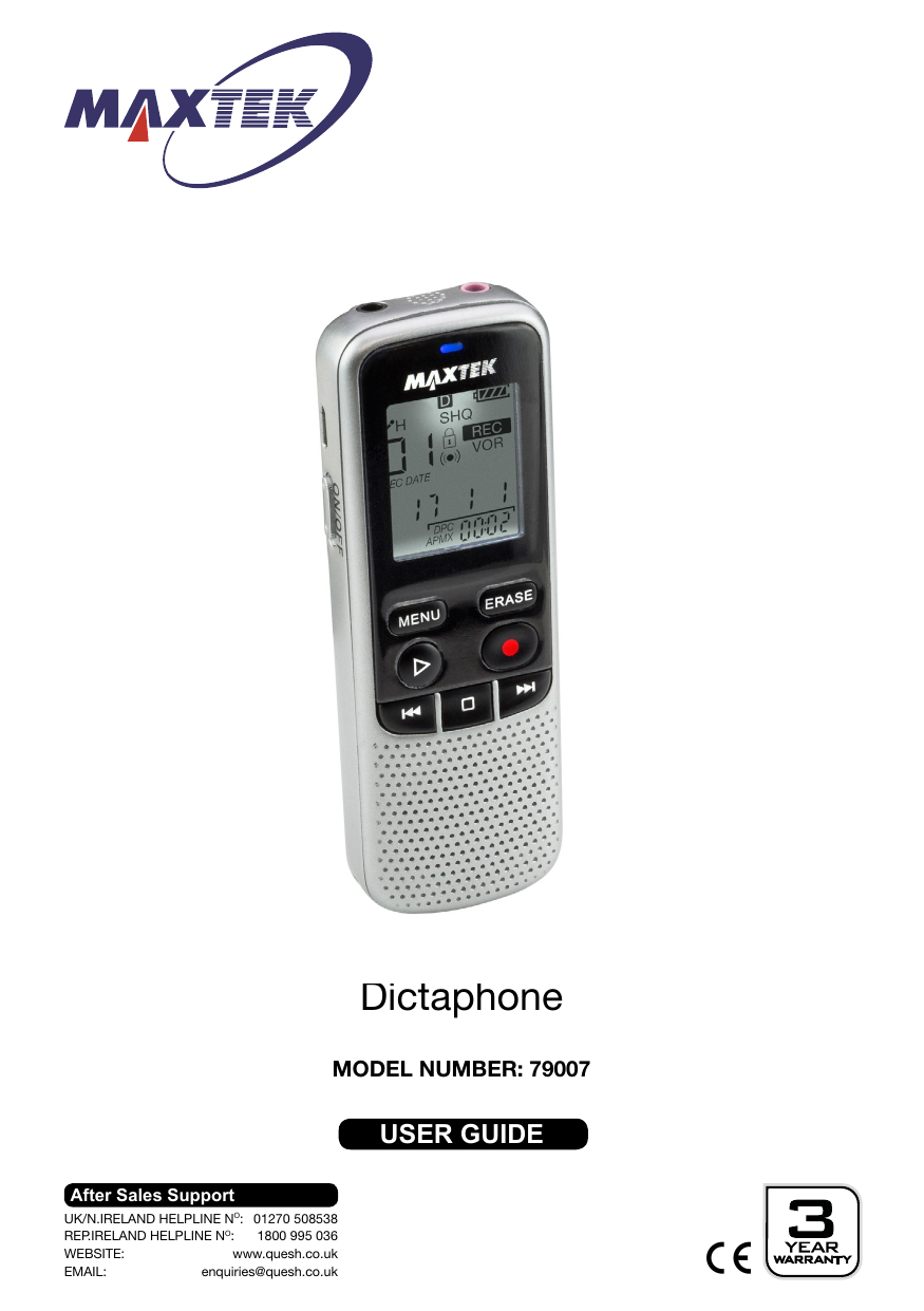MAXTEK 79007 Owner's manual | Manualzz