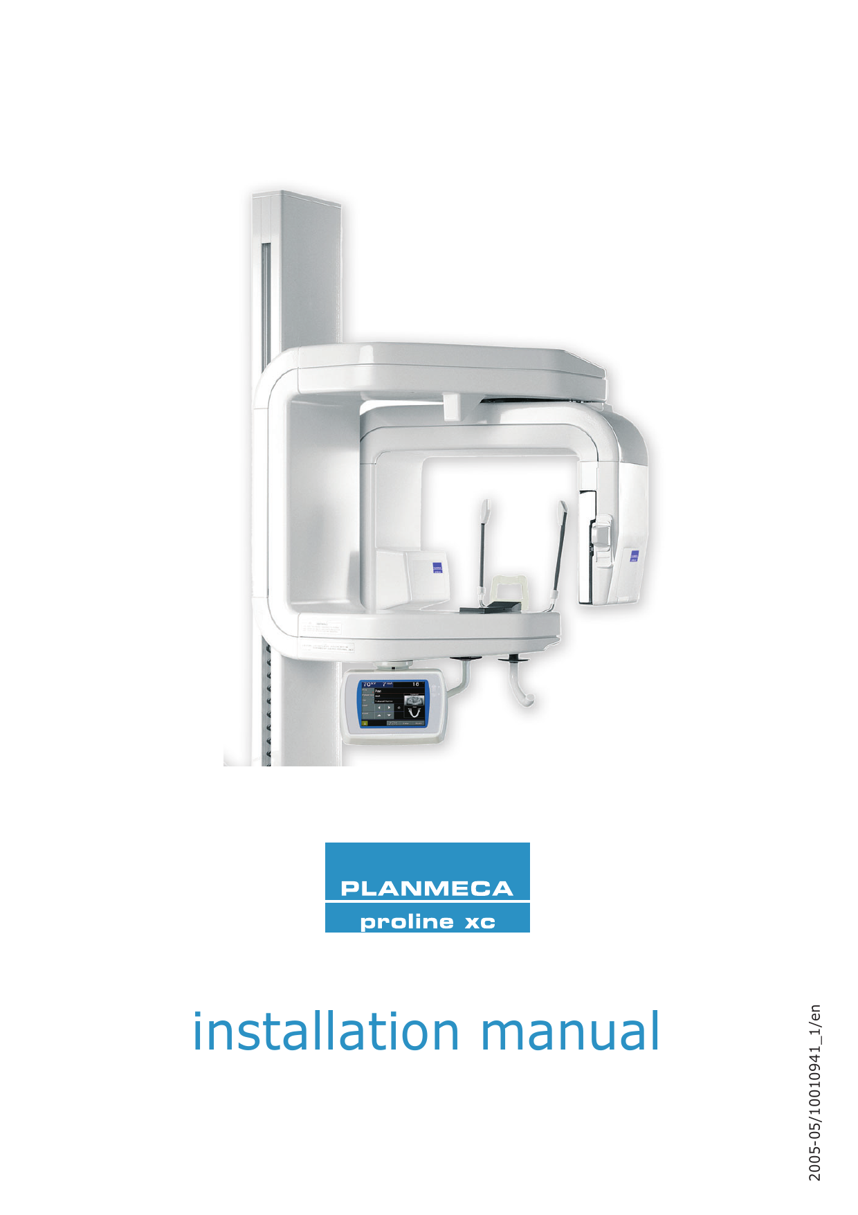 Planmeca Proline XC Installation Manual | Manualzz
