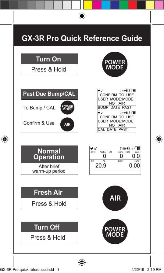 RKI Instruments GX-3R Pro Owner Manual | Manualzz