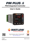 Watlow PM PLUS 6 PID Controller User Guide: AI Chat & PDF Download | Manualzz
