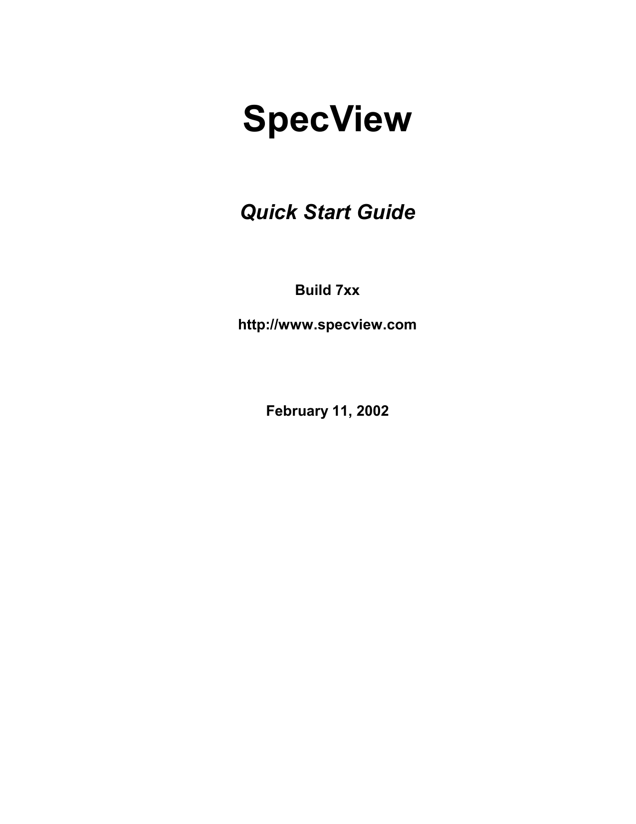 Watlow SpecView Quick Start Guide | Manualzz